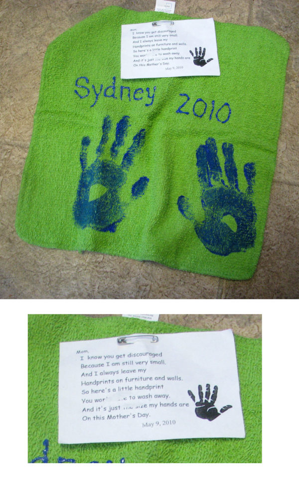 { Mormon Share } Mother's Day Washcloth Craft