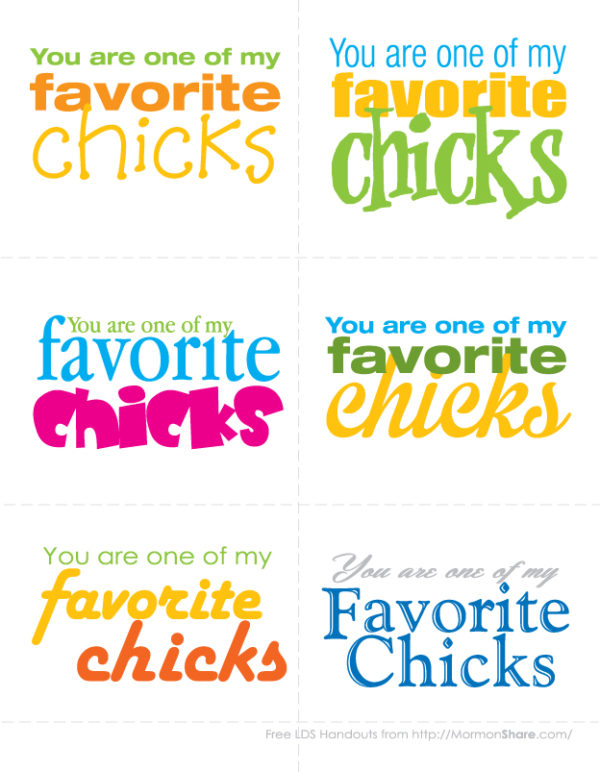 { Mormon Share } You are one of my FAVORITE CHICKS